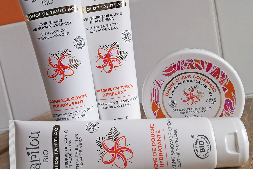 Marilou Bio : une gamme au Monoï de Tahiti pour le corps et les cheveux