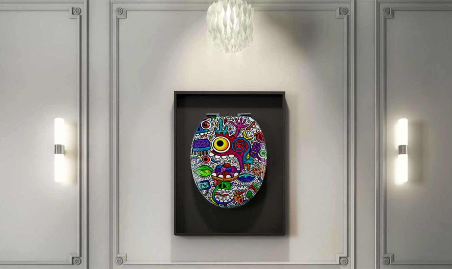TohaaDesign invite le Street Art dans vos toilettes avec ses abattants WC