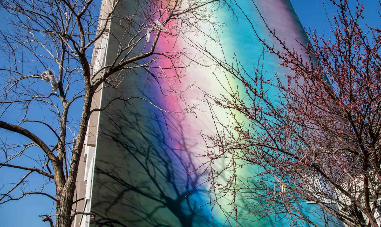 Fresque monumentale sur 9 étages à Vitry-sur-Seine