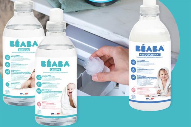 Béaba : lessives et assouplissant dédiés à la peau fragile des bébés
